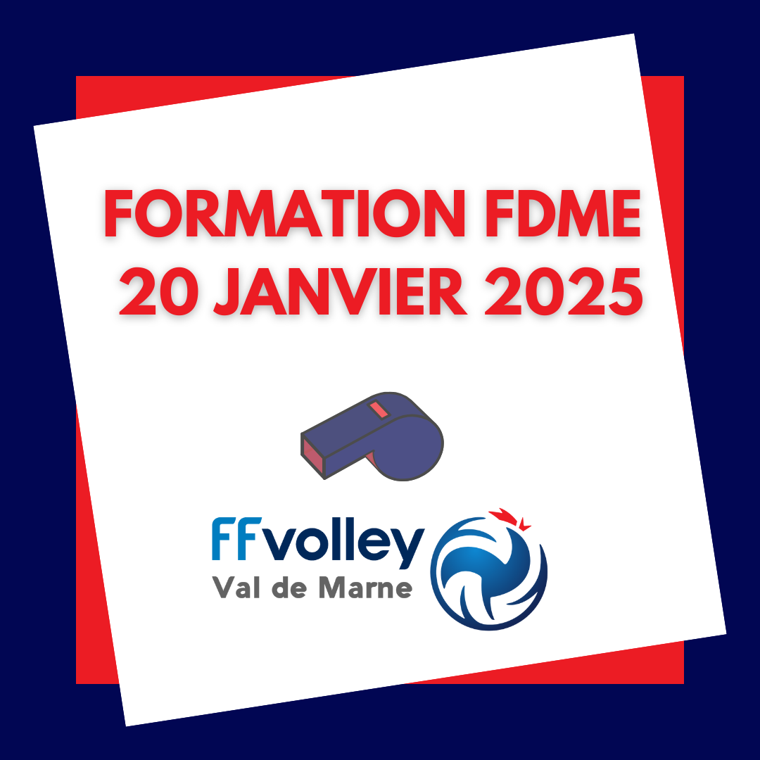 Nouvelle Formation à la Feuille de Match Électronique (FDME) le Lundi ...